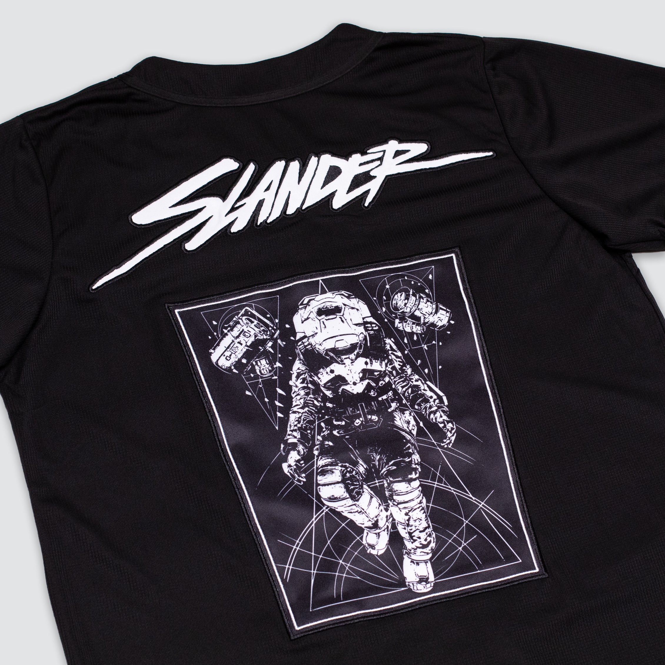 SPACEMAN JERSEY - BLACK/WHITE | Slander Merchandise