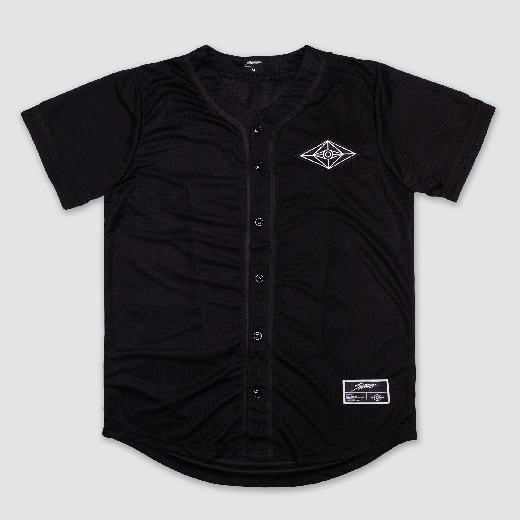 SPACEMAN JERSEY - BLACK/WHITE | Slander Merchandise