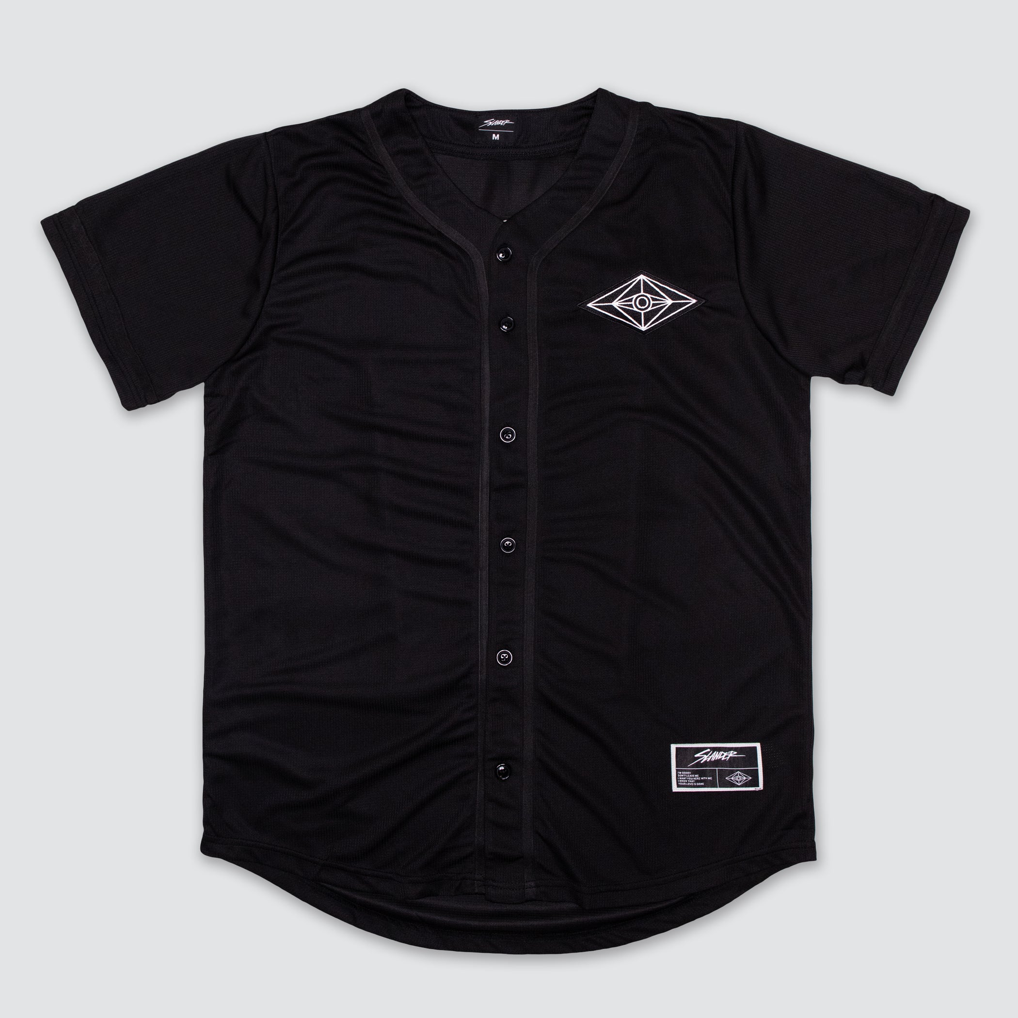 SPACEMAN JERSEY - BLACK/WHITE | Slander Merchandise