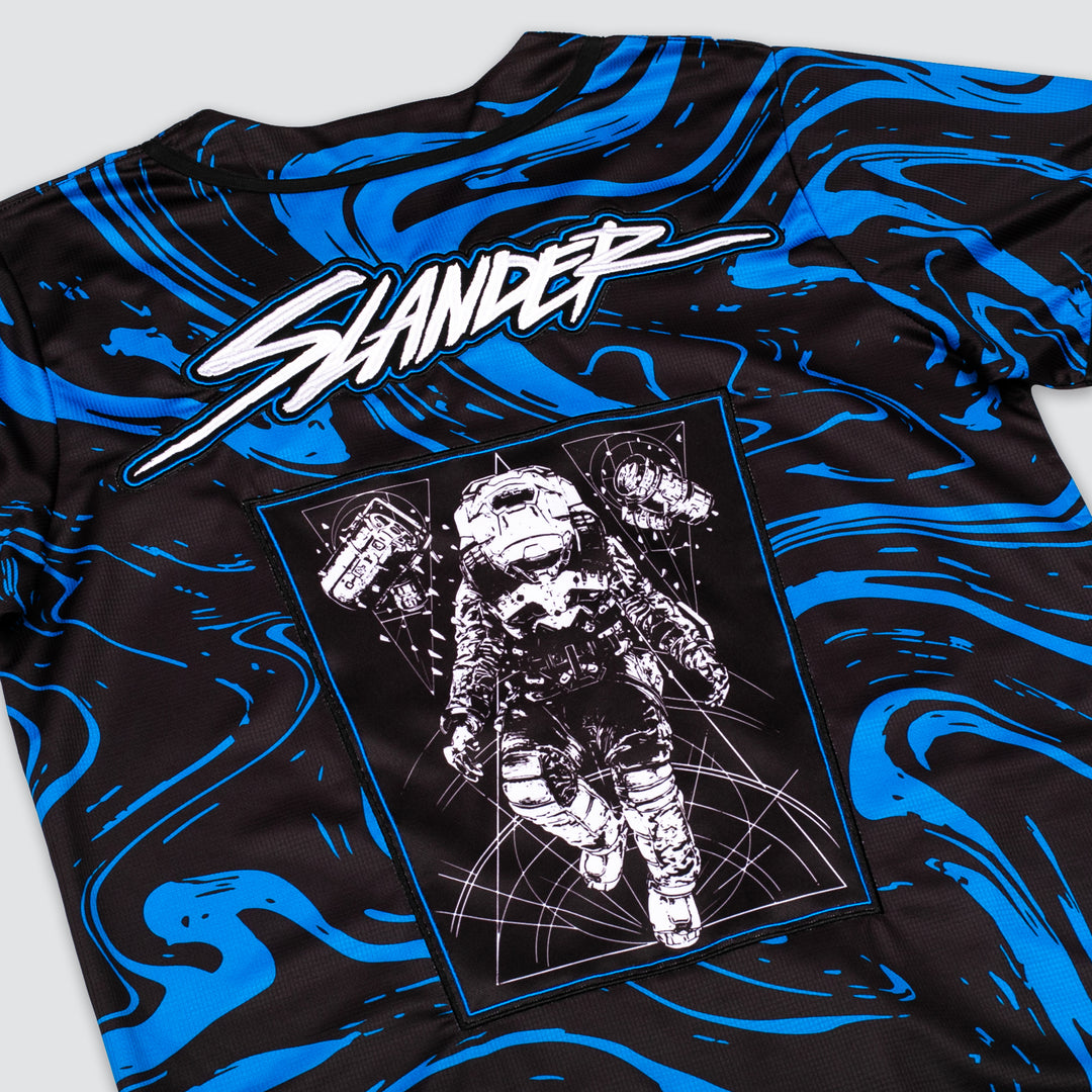 SPACEMAN JERSEY BLUE MARBLE | Slander Merchandise